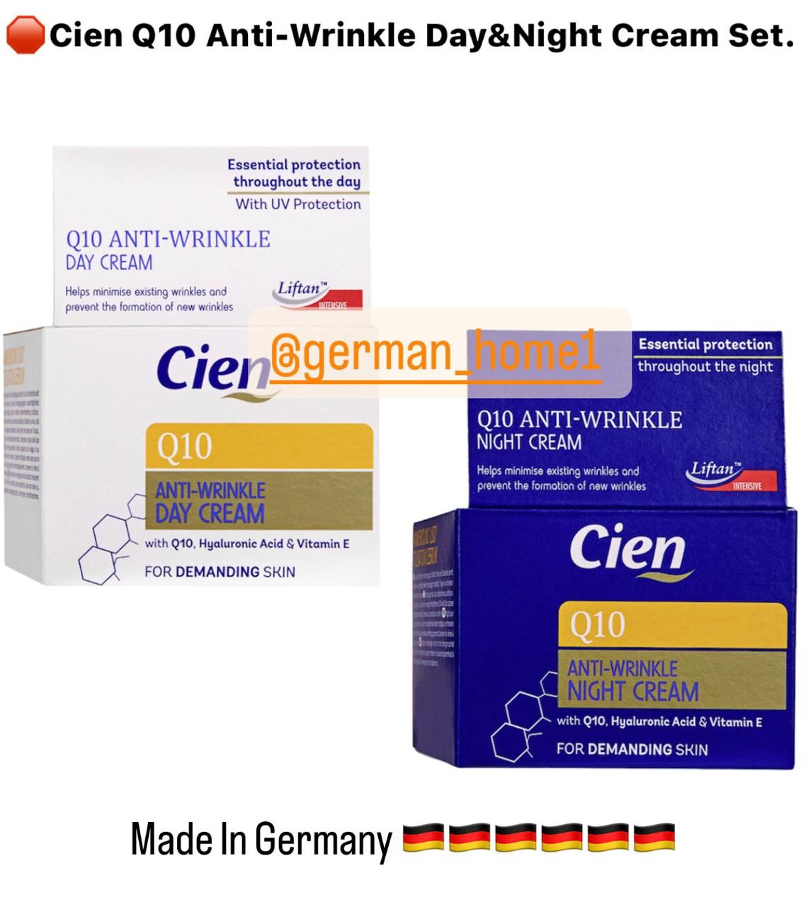 Cien Q10 Anti-Wrinkle Day&Night Cream Set. – GermanyExpress